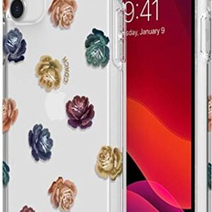 Coach - Dreamy Peony Protective Case for Apple iPhone 11 - Clear/Rainbow/Glitter (Clear/Rainbow/Glitter, iPhone 11)