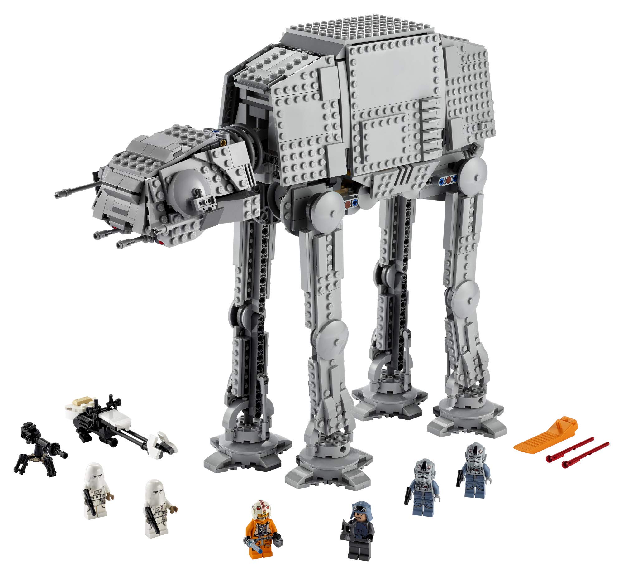 LEGO Star Wars AT-AT Walker 75288 Building Toy, 40th Anniversary Collectible Figure Set, Room Décor, Gift Idea for Kids, Boys & Girls with 6 Minifigures