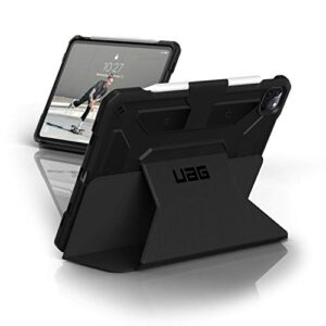 urban armor gear uag ipad pro 12.9-inch (4th gen, 2020) case metropolis [black] folio slim heavy-duty tough multi-viewing angles stand military drop tested protective cover