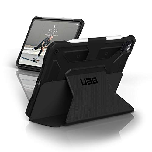 URBAN ARMOR GEAR UAG iPad Pro 12.9-inch (4th Gen, 2020) Case Metropolis [Black] Folio Slim Heavy-Duty Tough Multi-Viewing Angles Stand Military Drop Tested Protective Cover