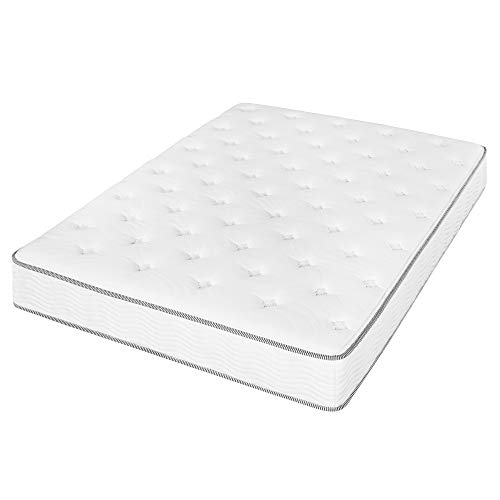 Olee Sleep Twin Mattress, 10 Inch Plush Cloud Hybrid Mattress, Gel Infused Memory Foam, Pocket Spring for Support and Pressure Relief, CertiPUR-US Certified, Bed-in-a-Box, Soft, Twin Size