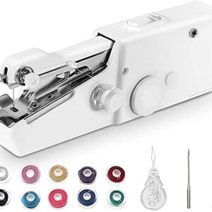 Estink Handheld Sewing Machine Mini Portable Quick Repairing Cordless Sewing Machine for DIY Multifunctional Single Stitch Sewing Machine