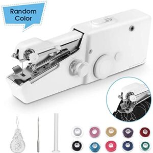 Estink Handheld Sewing Machine Mini Portable Quick Repairing Cordless Sewing Machine for DIY Multifunctional Single Stitch Sewing Machine