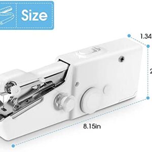 Estink Handheld Sewing Machine Mini Portable Quick Repairing Cordless Sewing Machine for DIY Multifunctional Single Stitch Sewing Machine