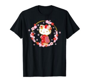 hello kitty sakura spring t-shirt