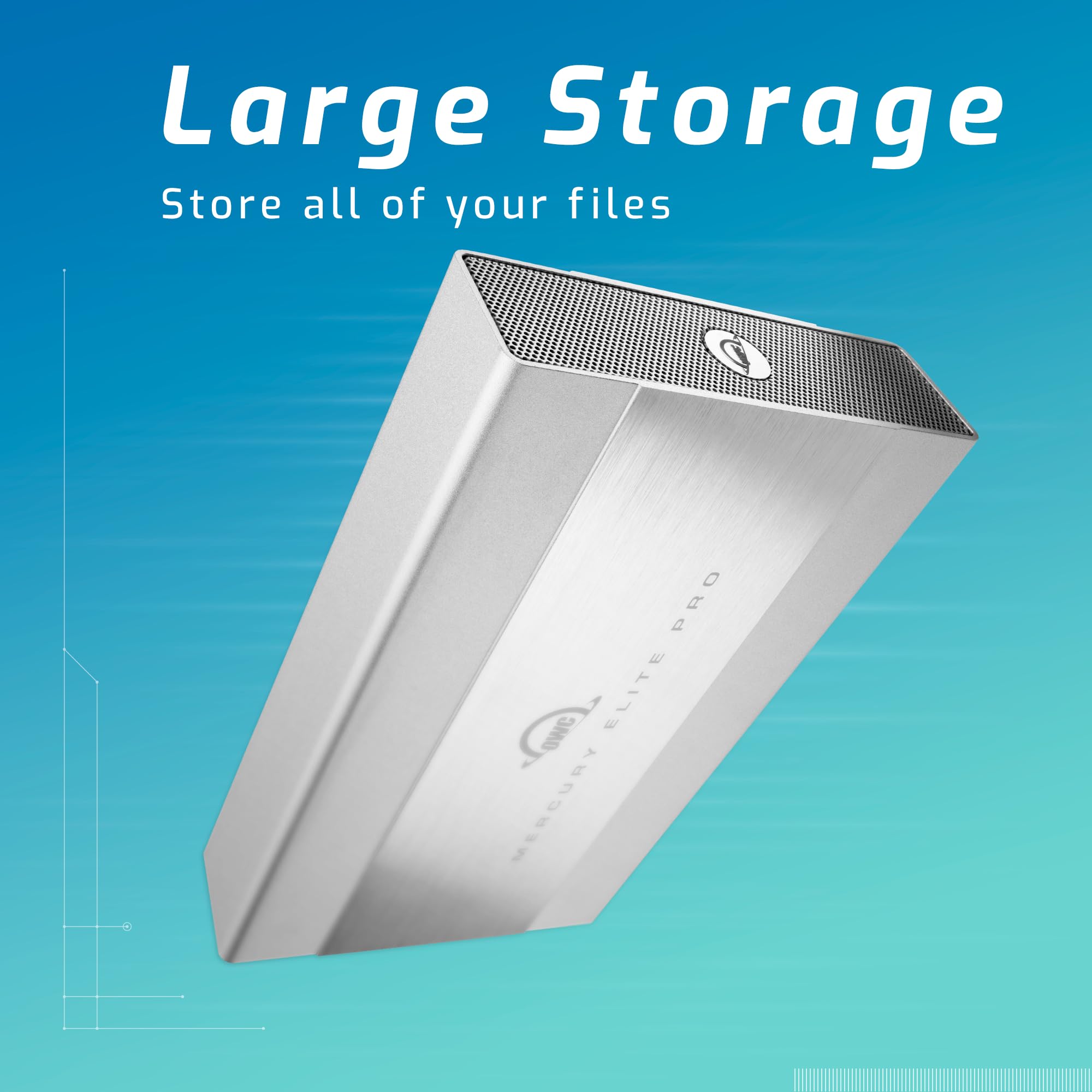 OWC Mercury Elite Pro 12TB 7200 RPM Storage Solution w/USB 3.2 5Gb/s