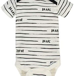 Onesies Brand Baby Boy's 8-Pack Short Sleeve Mix & Match Bodysuits, Dangerously Cute Tiger, 12 Months