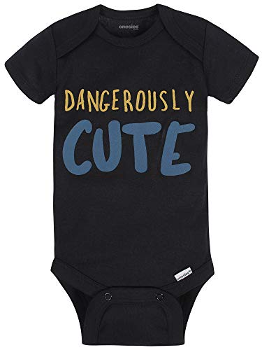 Onesies Brand Baby Boy's 8-Pack Short Sleeve Mix & Match Bodysuits, Dangerously Cute Tiger, 12 Months