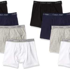 Calvin Klein Boys Underwear 8 Pack Boxer Briefs Value, Basic Pack, Medium