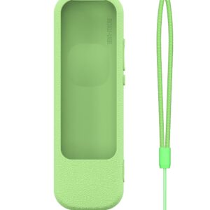 Roku Voice Remote Cover for Roku RC580,Select Series HD TV 2024,Stick 4k+,RCA1R 2022,RCAL7R Remote Shockproof Silicone Protective Case for Streaming Stick 4K with Remote Loop(Glow Green)