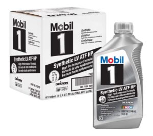 mobil 1 full synthetic lv automatic transmission fluid hp, 6-pack of 1 quarts