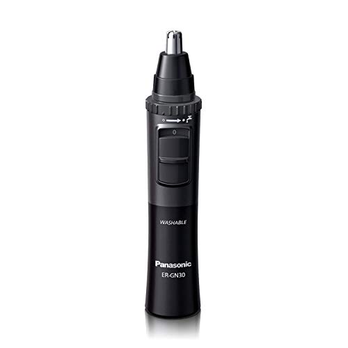 Panasonic Men’s Ear and Nose Hair Trimmer, Wet Dry Hypoallergenic Dual Edge Blade - ER-GN30-H