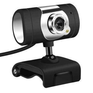 Aguoxing HD Webcam Web Camera Video, 360 Degrees HD Camera Digital USB Video Recorder with Mic Microphone Clip-on for Streaming, Chatting Webinars Gaming Distance Learning