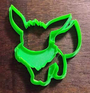 3d printed cute fox pocket monster cookie cutter