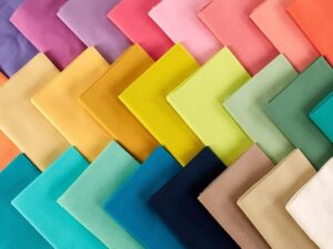 8 solid color fat quarters mix 100% cotton ~ quilt fabric ~ crafts ~ sewing ~ assorted colors