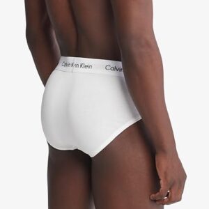 Calvin Klein Men's Cotton Stretch 3-Pack Brief, 3 White, L