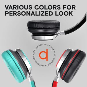 ARTIX CL750 On-Ear Headphones Wired with Mic — Noise Isolating Plug in Headphones, Computer Headphones with Microphone, Headphones for Laptop, Headphones Corded, Headphones with Cord (Aux Jack 3.5mm)