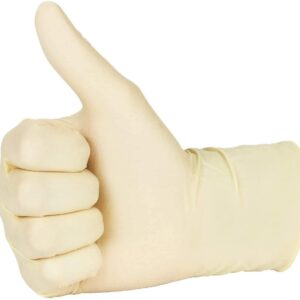 Chef's Star Disposable Powder Free Latex Gloves, 100 Count, Large