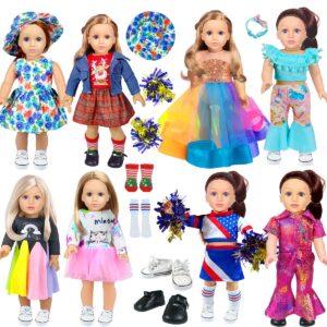 18 inch doll clothes accessories american doll socks 18 inch girl doll shoes - compatible with18 inch dolls clothes