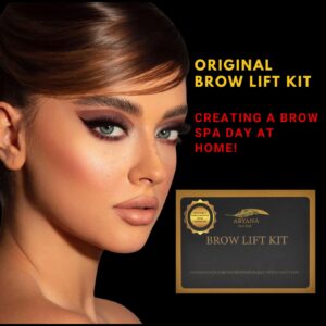 ARYANA NEW YORK Eyebrow Lamination Kit | At Home DIY Brow lamination | Instant Professional Lift For Fuller Eyebrows | Brow Brush And Micro Brushes Added