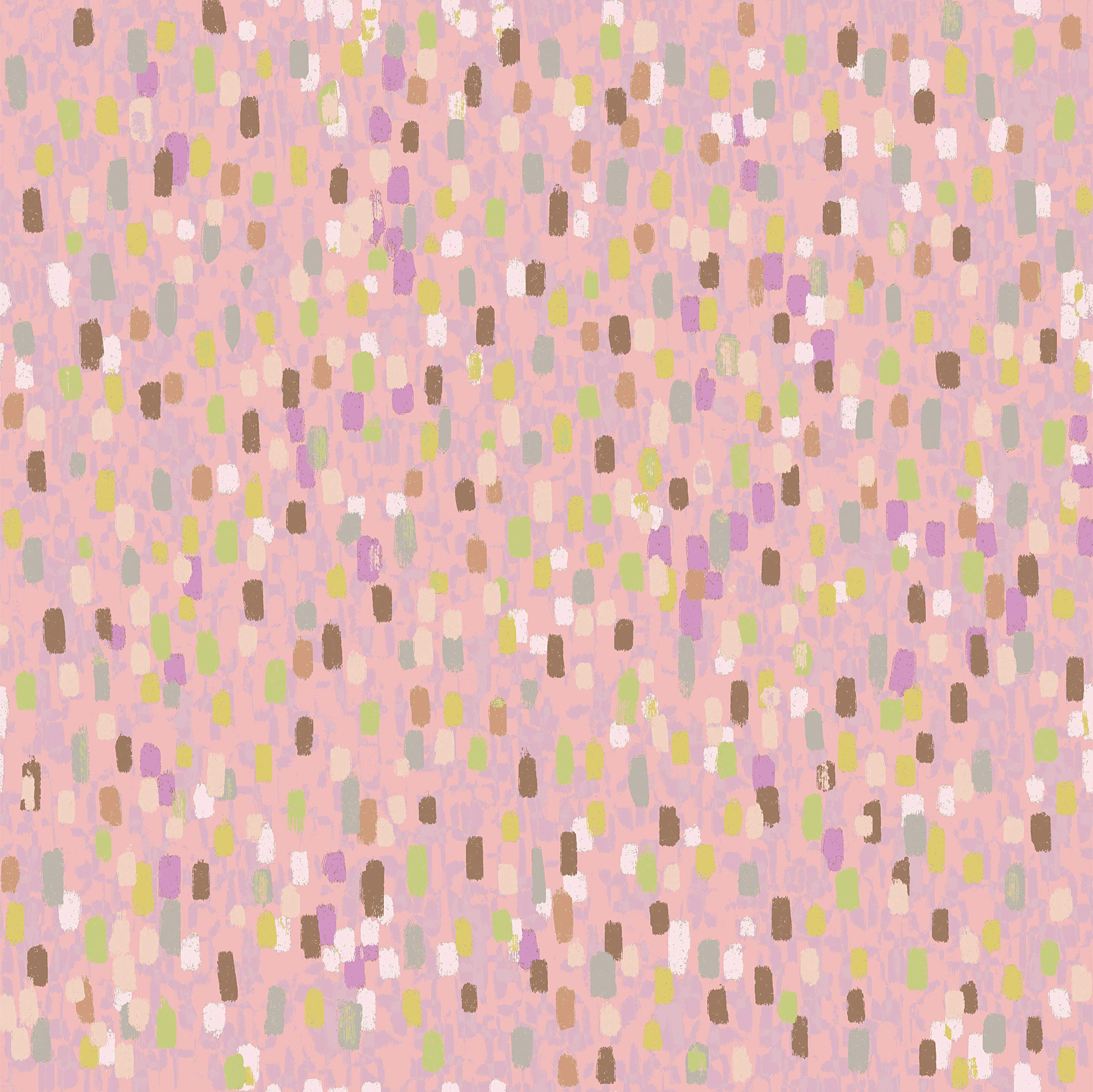 Stitch & Sparkle Impressionism Moment Collection, Pink, 44 Inches