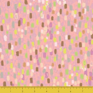 Stitch & Sparkle Impressionism Moment Collection, Pink, 44 Inches