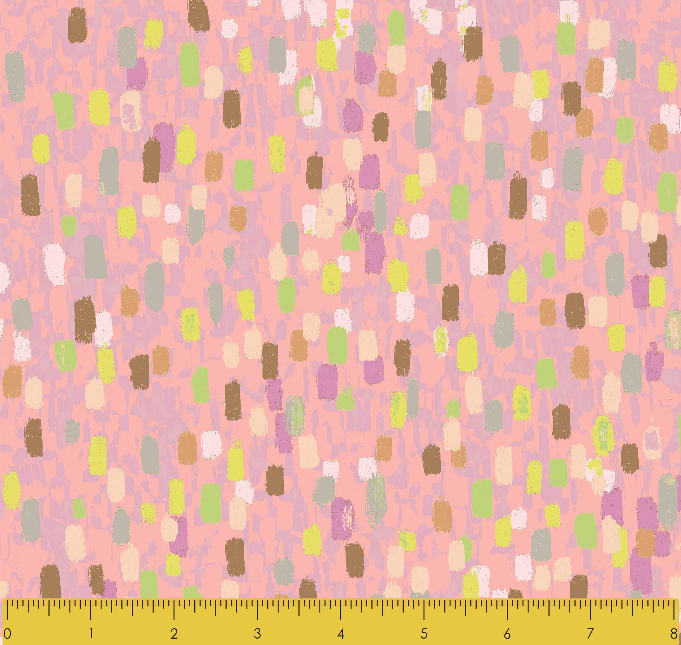 Stitch & Sparkle Impressionism Moment Collection, Pink, 44 Inches