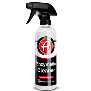 Adam's Polishes Enzymatic Cleaner 16oz - Eliminate Stains & Odors From Extreme Bio-Based Messes - Water-Based, Non-Toxic All Purpose Interior Cleaner - Safe On All Surfaces In Your Home or Vehicle