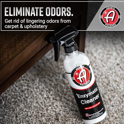 Adam's Polishes Enzymatic Cleaner 16oz - Eliminate Stains & Odors From Extreme Bio-Based Messes - Water-Based, Non-Toxic All Purpose Interior Cleaner - Safe On All Surfaces In Your Home or Vehicle