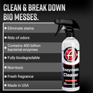 Adam's Polishes Enzymatic Cleaner 16oz - Eliminate Stains & Odors From Extreme Bio-Based Messes - Water-Based, Non-Toxic All Purpose Interior Cleaner - Safe On All Surfaces In Your Home or Vehicle