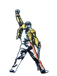 freddy mercury icon queen patch iron on/sew on rock embroidered patches for jacket, vest, backpacks, caps