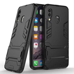 chajijiao ultra slim case pc & tpu protective case with kickstand, drop proof protective case phone back cover (size : for samsung galaxy a40)