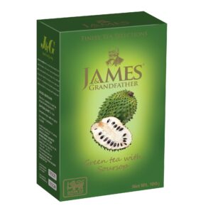 James Pure Ceylon Green Tea with Soursop (3.5oz/100gm loose Tea)