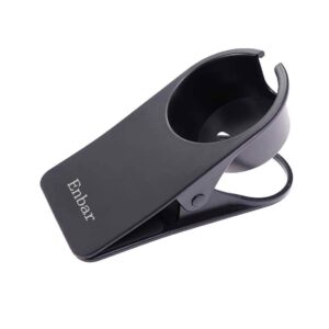 drink cup holder clip - home office table desk side huge clip water drink beverage soda coffee mug holder cup saucer clip design (new black)