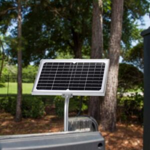 SUNER POWER 12V Waterproof Solar Battery Trickle Charger & Maintainer - 10 Watts Solar Panel Built-in Intelligent MPPT Solar Charge Controller + Tubular Mount Bracket + SAE Connection Cable Kits