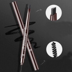 Eyebrow Pencil Longlasting Waterproof Durable Automaric Liner Eyebrow 5 Colors to Choose,Natural Eyebrows that Last For a Long Time (light brown)