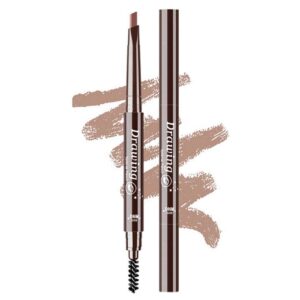 Eyebrow Pencil Longlasting Waterproof Durable Automaric Liner Eyebrow 5 Colors to Choose,Natural Eyebrows that Last For a Long Time (light brown)