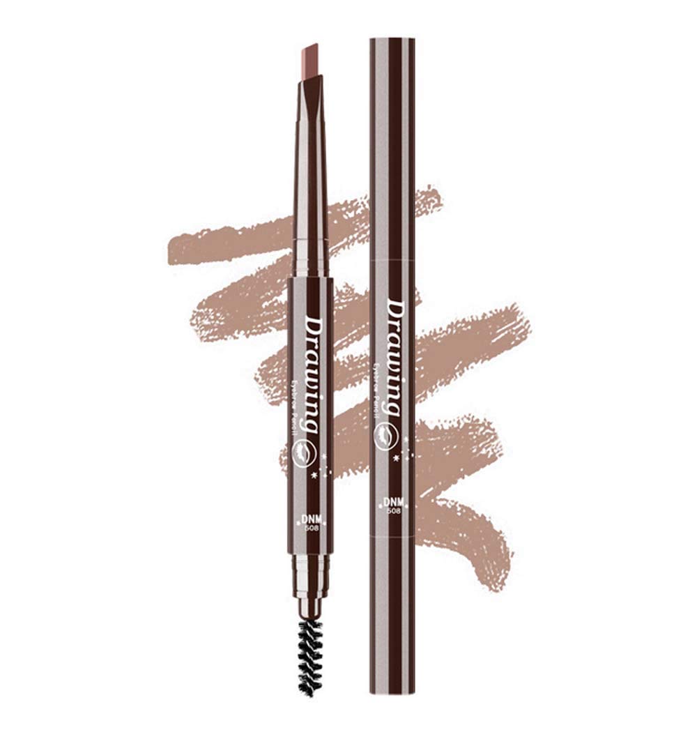 Eyebrow Pencil Longlasting Waterproof Durable Automaric Liner Eyebrow 5 Colors to Choose,Natural Eyebrows that Last For a Long Time (light brown)