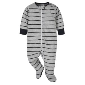 Onesies baby boys 4-pack 'N Plays Footies and Toddler Sleepers, Gold Hungry, 0-3 Months US