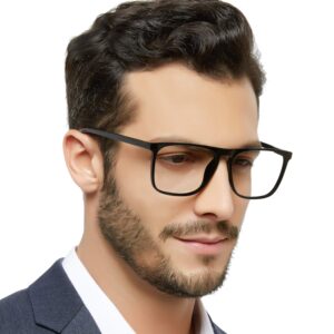 mare azzuro reading glasses men square reader 0 100 125 150 175 200 225 250 275 300 350 400 500 600 (black 1.25)