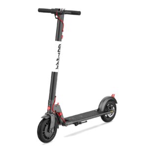 gotrax xr ultra electric scooter, 8.5" solid tire, max 16 mile and 15.5 mph 300w motor, lg battery and foldable commuting escooter for adult black