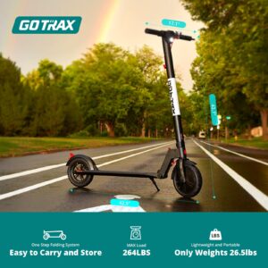 Gotrax XR Ultra Electric Scooter, 8.5" Solid Tire, Max 16 Mile and 15.5 Mph 300W Motor, LG Battery and Foldable Commuting Escooter for Adult Black