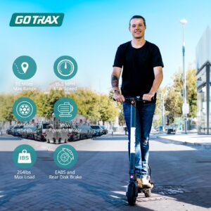 Gotrax XR Ultra Electric Scooter, 8.5" Solid Tire, Max 16 Mile and 15.5 Mph 300W Motor, LG Battery and Foldable Commuting Escooter for Adult Black