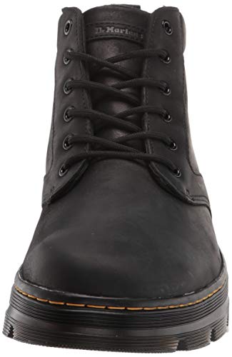 Dr. Martens unisex adult Lace Fashion Boot, Black Wyoming, 11 Women 10 Men US