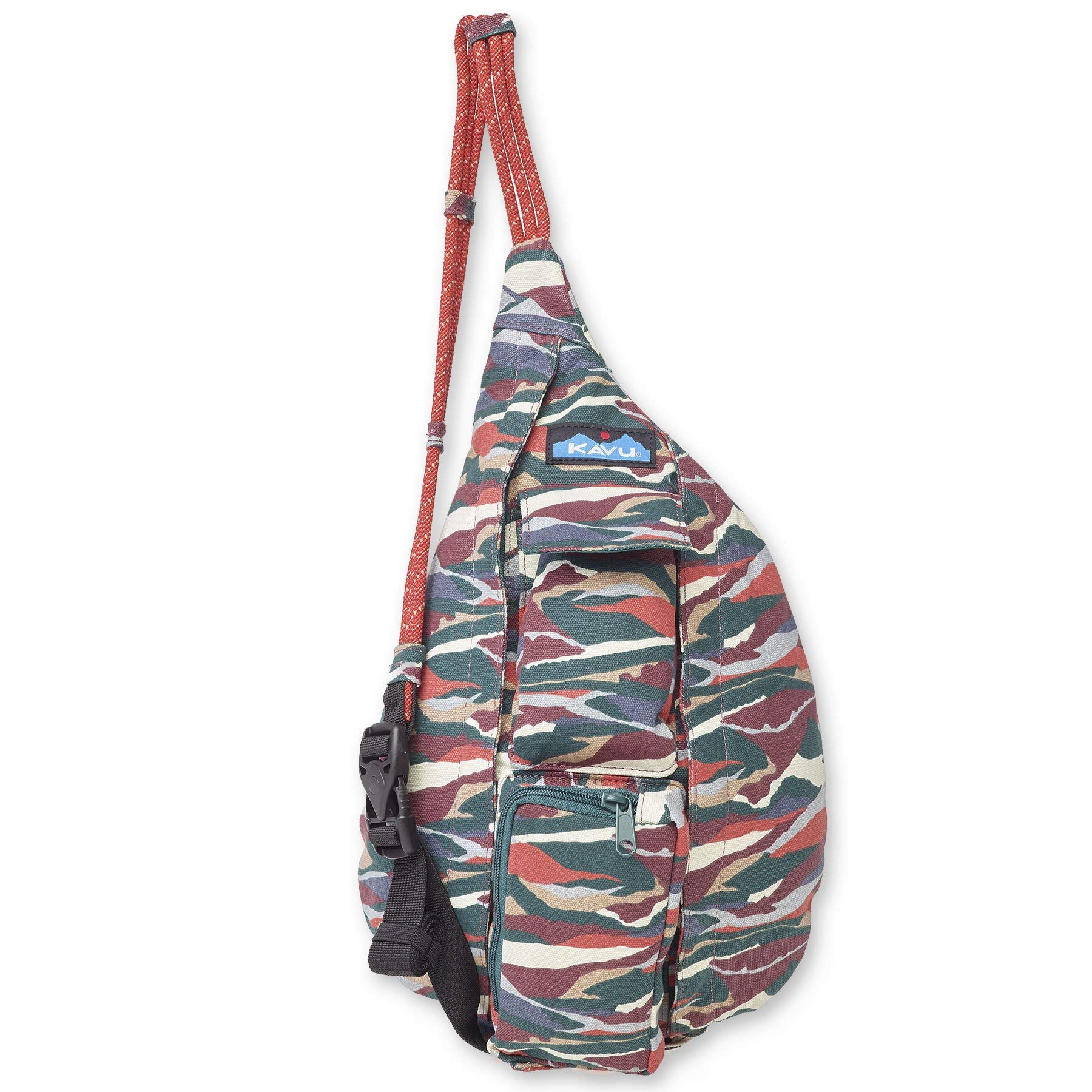 KAVU Mini Rope Bag Cotton Crossbody Sling, Rolling Hills