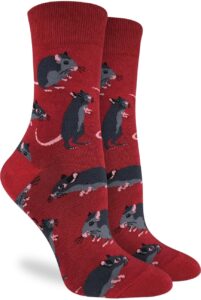 good luck sock women's rats socks, adult, shoe size 5-9