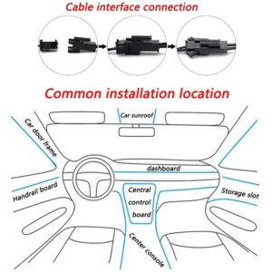 2M/6FT Car Strip Light USB Neon Lights El Wire for Cars Costume Cosplay Festival Decoration(2m,USB,Purple)