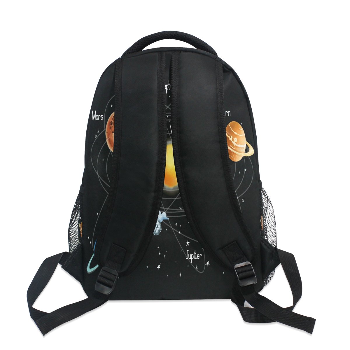 Solar System Galaxy Laptop Backpack Planet for School Girls & Boys Kids Elementary Sun Moon Space Universe Student Bookbag Daypack Shoulder Bag