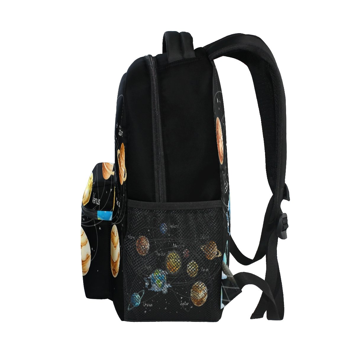 Solar System Galaxy Laptop Backpack Planet for School Girls & Boys Kids Elementary Sun Moon Space Universe Student Bookbag Daypack Shoulder Bag