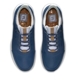 FootJoy Women's Stratos Previous Season Style Golf Shoe, Blue, 7.5